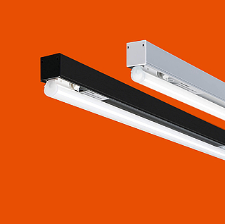 Slim Luxsystem Linear LED luminaires with integral drivers
